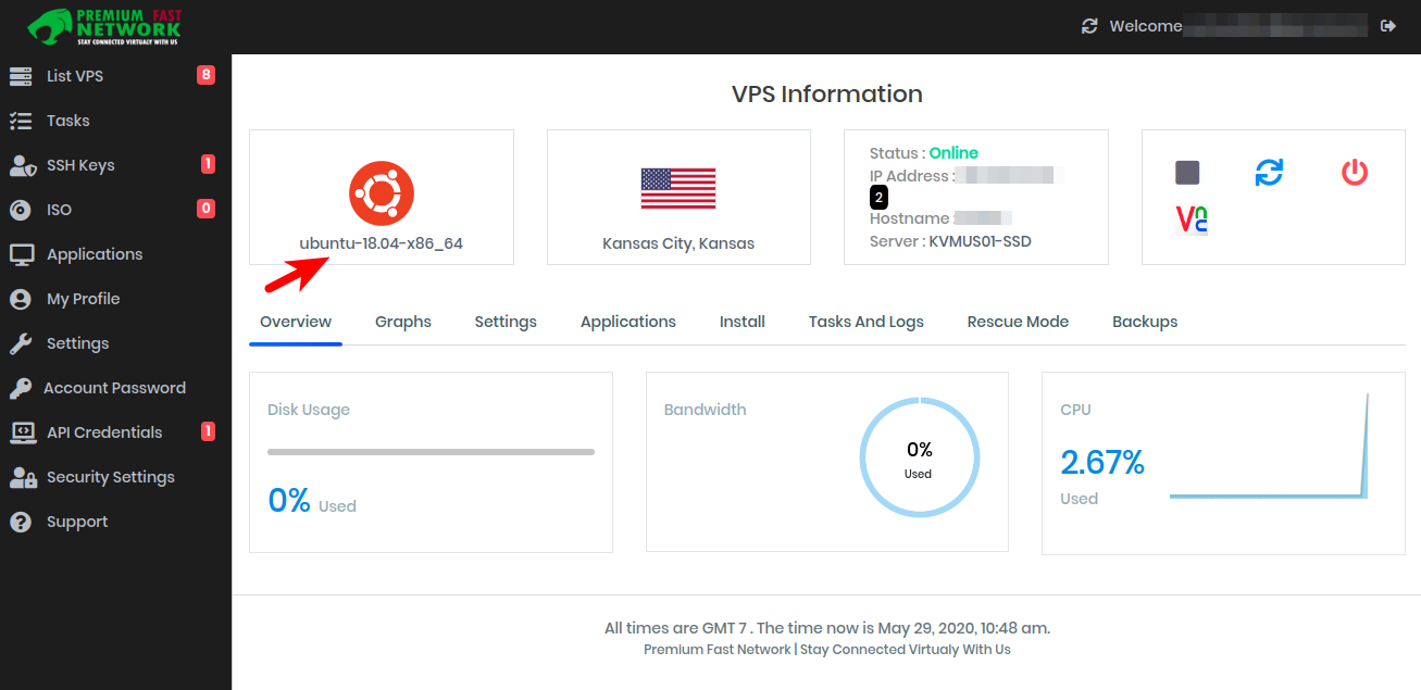 Cara Reinstall KVM VPS Melalui Panel VPS | PFN Documentation Cara Reinstall KVM VPS Melalui Panel VPS | PFN Documentation
